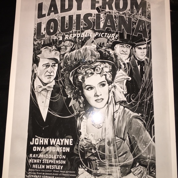 Wall Decor | John Wayne Lady From Louisiana Movie Photo | Poshmark